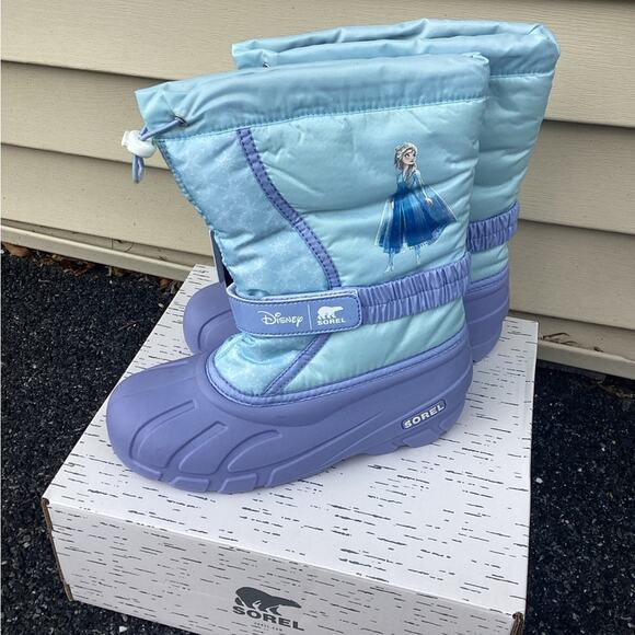 Sorel | Shoes | Sorel Kids Girls Disney X Flurry Frozen Boot Elsa ...